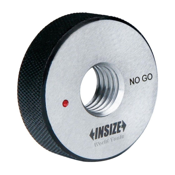 ANEL CALIBRADOR DE ROSCA NAO PASSA 6G M08 X 1,00 - 4129-8PN INSIZE