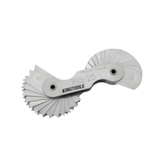 CALIBRE DE RAIOS CÔNCAVOS E CONVEXOS COM 32 PEÇAS 07,0 A 14,5MM - 600. ...