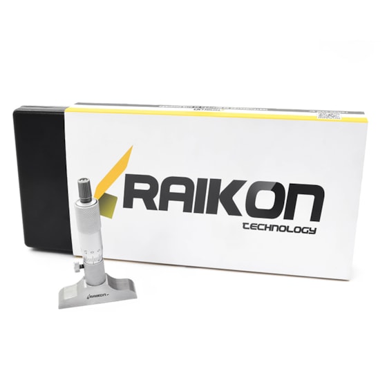 MICROMETRO DE PROFUNDIDADE ENCAIXE COM ROSCA BASE 063MM 0 A 025 X 0 ...