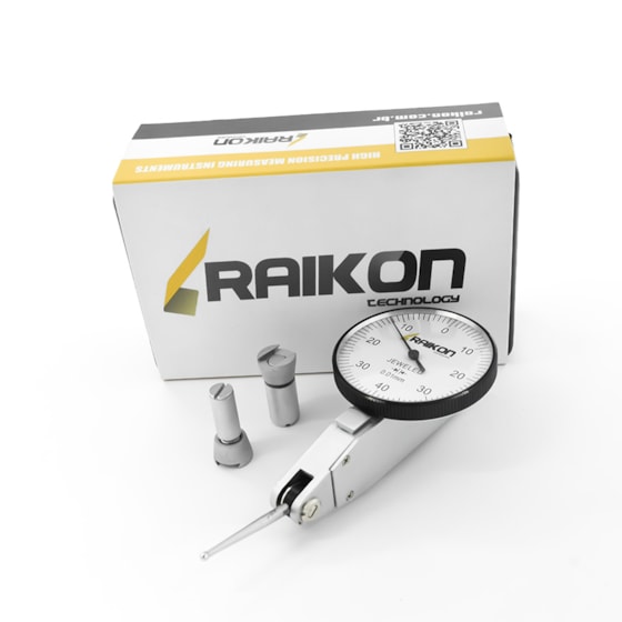 RELOGIO APALPADOR 0 A 0,8 X 0,01MM PONTA LONGA COM MOSTRADOR DE 37,5MM ...